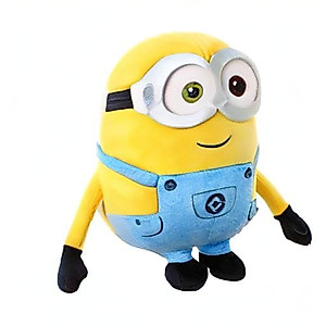 MINISO 7.9" Minions Stuffed Animals Plush Toys (Bob), Cute Sleeping Bedding Stuffed Animals Kawaii Plushies Pillow for Kids Toddler Toys Boys Girls Valentine's Day
