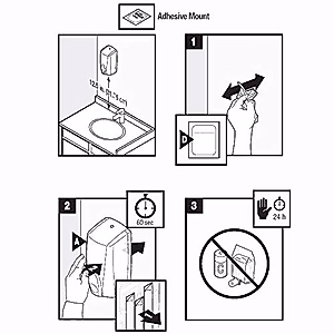 Rubbermaid Commercial Products AutoFoam Hand Soap & Sanitizer Dispenser, Black/Black Pearl, Touchless, Wall Mount, Battery Operated, for Restrooms in Offices/Hotels/Entertainment/Schools