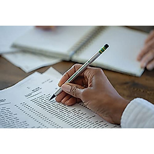 Ticonderoga Sensematic Mechanical Pencil, 0.7mm Lead, Silver, 2 Count