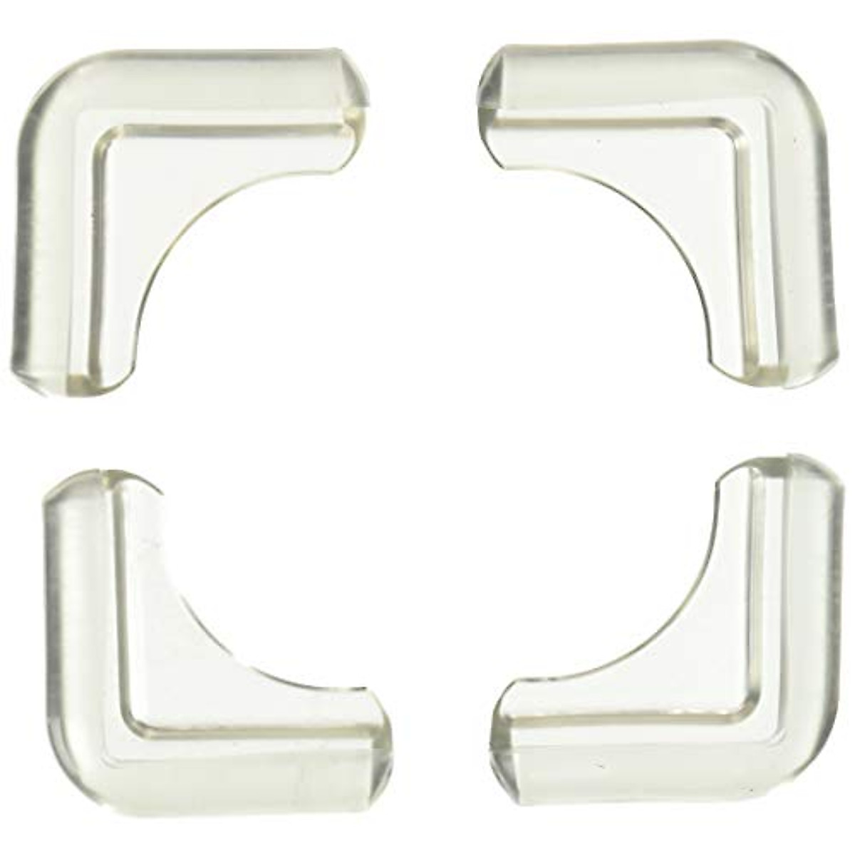 KidKusion Premium Clear Corner Protector Guard 4 Pack with Superior Double-Sided Adhesive for Secure Attachment