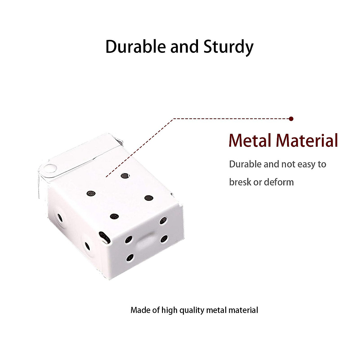2Pcs Blind Brackets, Box Mounting Brackets for Mini Blinds 2.5 Inch, Window Low Profile Mini Blind Mounting Brackets Holder Window Blinds Headrail Brackets for Window Blinds , White