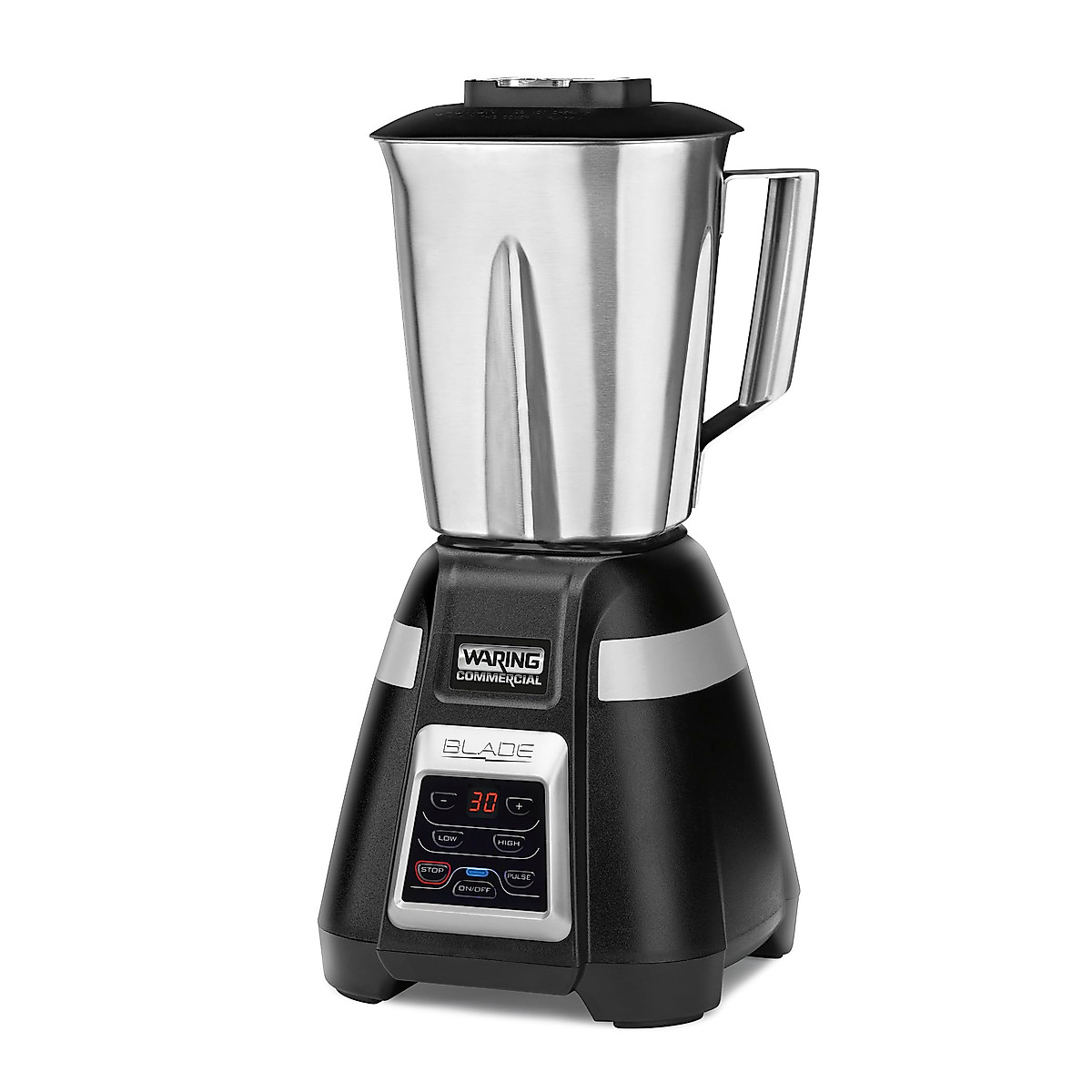 Waring Commercial BB340 Blade 1 HP Blender, 2-Speed Key Pad with Pulse and 99 Second Countdown Timer , 48 oz Stainless Steel Container, 120V, 5-15 Phase Plug
