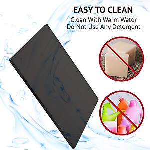 Waykea 12”x12” Black Ceramic Pizza Stone Baking Grilling Stone for BBQ Grill Oven RV Oven