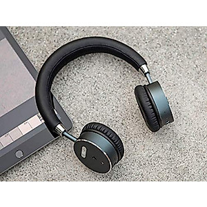 Monoprice BT-510ANC Wireless On Ear Headphone - Black/Silver with (ANC) Active Noise Cancelling, Bluetooth, Extended Playtime
