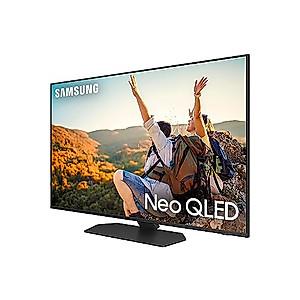 Samsung QN55QN90CAFXZA 55 Inch Neo QLED Smart TV with 4K Upscaling with a CR-STEALTHBAR Desktop Soundbar with Bluetooth (2023)