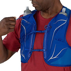 Osprey Duro LT Men's Running Hydration Vest with Hydraulics Soft Flasks, Dark Charcoal Grey, Medium