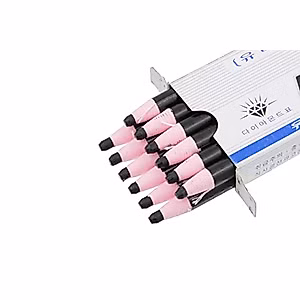 Diamond Peel-Off China Markers/Grease Pencils for Glass, Cellophane, Vinyl, Metal, Etc. (12 Pencils) (Black)