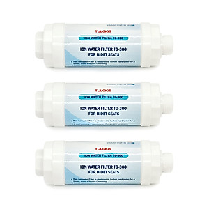 TULGIGS ION Filter TG300 - Premium Bidet Water Filter Set for Electronic Bidet Toilet Seats (3Pieces)