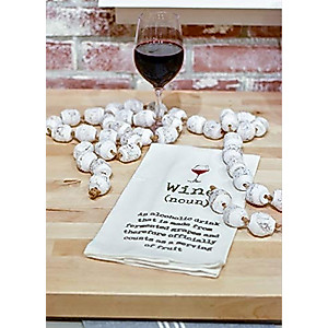 Mud Pie Wine Hand Dish Towel, Wine Definition
