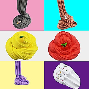 Butter Slime Kit 9pack for Party Favors, Scented, Soft and Non-Sticky, Birthday Gifts for Girl Boys, Stress Relief Slime Bulk for Easter Egg Basket fillings Christmas Stocking Stuffers