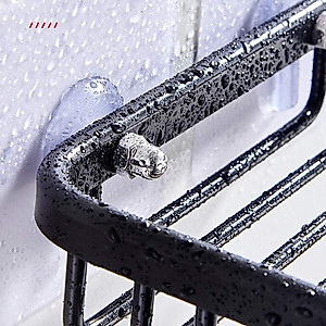 Gold Bar Soap Holder for Shower Wall,Stainless Steel Adhesive Soap Dish for Bathroom,Drill Free Soap Holder Storage Rack Soap Dishes Holders and Dispensers Bathroom Accessories