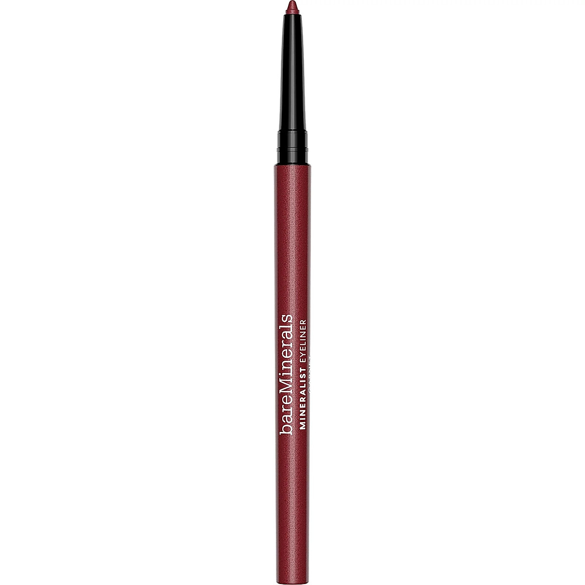 bareMinerals Mineralist Lasting Eyeliner, Mineral-Based Waterproof Eyeliner, Long-Lasting Blendable Color, Safe for Waterline, Retractable, Vegan