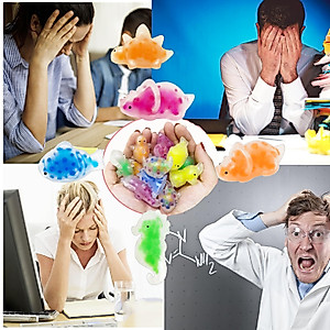 24PCS Sea Animals Stress Balls,Squeeze Stretchable Fidget Balls,Valentines Day Gifts for Adults to Relax,Party Favor,Easter Gift