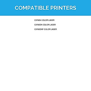 LD Products Compatible Toner Cartridge Replacements for Dell Color Laser C3760 C3765 Extra High Yield (331-8429 Black, 331-8432 Cyan, 331-8431 Magenta, 331-8430 Yellow, 4-Pack)