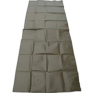 Militar German Army Issue Olive Waterproof Tarp 90x40 inch for Camping, Fishing, Outdoor Pursuits