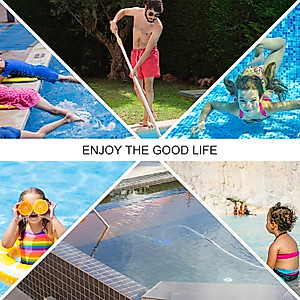 LUTER 12 x 9 Inch Pool Vacuum Mesh Bag, 6pcs Fine Mesh Replacement Bag Pool Cleaner Leaf Bag Pool Cleaner Mesh Net for Pool Vacuum Aquariums Ponds