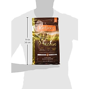 Instinct Ultimate Protein Grain Free Cage Free Duck Recipe Natural Dry Cat Food, 4 lb. Bag