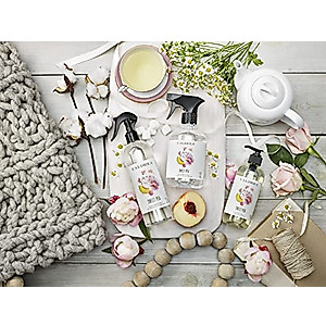 Caldrea Linen and Room Spray Air Freshener, Made with Essential Oils, Plant Derived Ingredients, Sweet Pea Scent, 16 oz