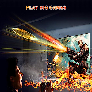Wired PC Game Controller,Video Game Gamepad,with Dual-Joystick,Vibration Motors,7.2 feet USB Cable,Compatible with PC Windows,PS3,Android TV Box (Black)