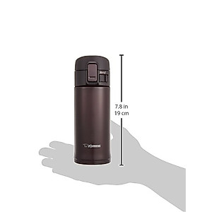 Zojirushi SM-KC36VD Stainless Mug, Bordeaux, 360ml