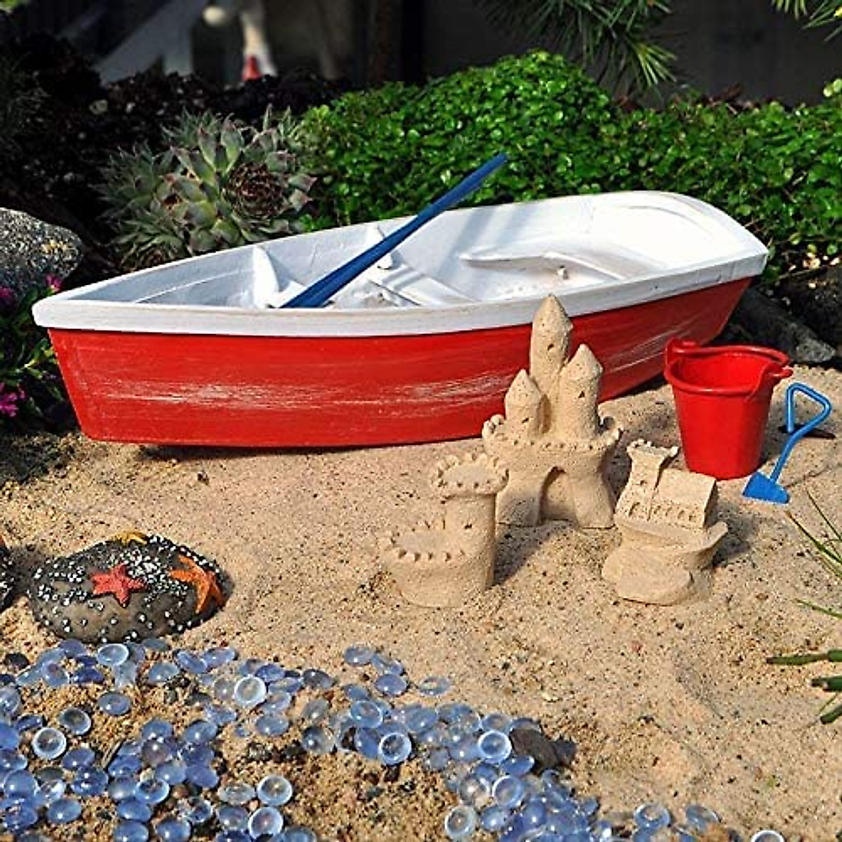 Miniature Fairy Garden Sandcastle Sculptures, Set of 3