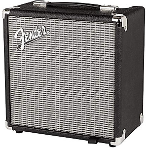 Fender Rumble 15 Bass Combo Amplifier Bundle with Instrument Cable and Austin Bazaar Instructional DVD