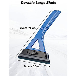 JOYTUTUS Snow Brush and Ice Scraper, Snow Scraper Brush for Car Windshield, Snow Remover for Cars, Trucks, SUV