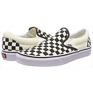 Vans Unisex Adults' Classic Slip On, Black/Off White Check, 7 UK