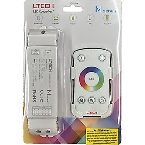 LTech M4+M4-5A LED RF 4 Channel RGBW Wireless Remote & Controller Set