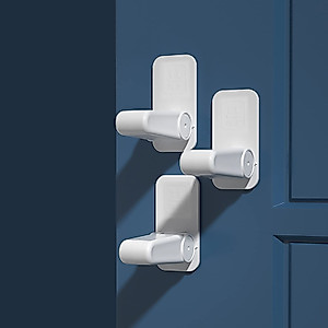Mr Chen Door Knob Child Proof, 3PCS Updat Child Door Locks to Prevent Children from Opening The Door. Ddoor Handle Baby Proof, Baby Door Lock(White, 3 Packs)
