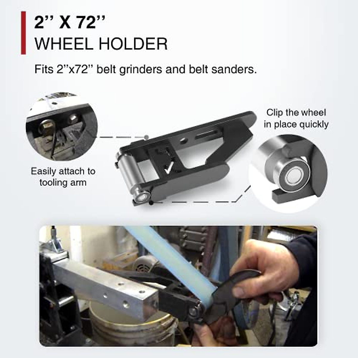 Belt Grinder 2x72 Small Wheel Holder Set 5 Sizes For knife Grinders Knife Making, 7.8In, 7.8