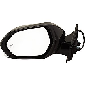 Kool Vue Driver Side Power Heated Mirror for Toyota Prius 2016-2020 With Blind Spot Monitor Paintable