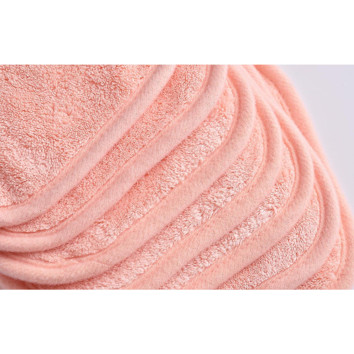 BloomSesame Makeup Remover Cloths for Face, Eye, Lips - Reusable Makeup Remover Pads Soft Microfiber Facial Cleansing Cloths 5 x 5 inch 6 Pack (Coral)