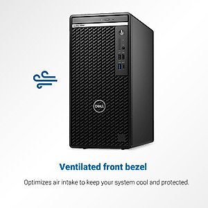 Dell OptiPlex 5000 Series Business Tower Desktop, 12th Gen Intel Core i5-12500 Processor, 32GB RAM, 1TB PCIe SSD, DP, RJ-45, DVD, Wi-Fi, Wired Keyboard & Mouse, Windows 11 Pro, Black