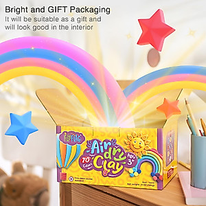 Air Dry Clay 36 Colors, Soft & Ultra Light, Modeling Clay for Kids with Accessories, Tools and Tutorials