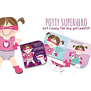 Potty Superhero: Get Ready For Big Girl Pants! Children's Potty Training Board Book