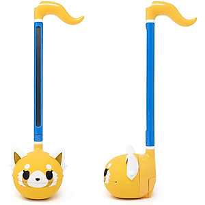 Special Edition Sanrio Otamatone (2 Pc. Set - Aggretsuko Sweet + Gudetama) - Fun Electronic Musical Toy Instrument by Maywa Denki (Official Licensed) [Includes Song Sheet and English Instructions]