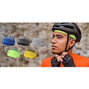 Low-Profile Cooling Helmet/Hard hat Liner, Stretch Working Cap, Summer Sweat Wicking Skull Cap, Running Beanie Sun Protection