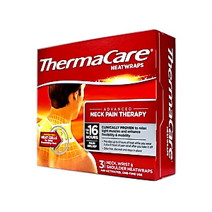 ThermaCare HeatWraps Neck, Wrist & Shoulder - 3 ct, Pack of 3