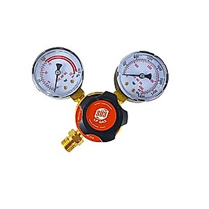 SÜA - Propane Regulator Welding Gas Gauges - CGA-510 - Rear Connector - LDP series - Check all the pictures and read the full description of this product to make sure it fits your tanks and hoses.