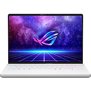 EXCaliberPC 2022 ASUS ROG Zephyrus G14 GA402RK-G14.R96800 (AMD Ryzen 9 6900HS, 16GB RAM, 1TB NVMe SSD, AMD Radeon RX 6800S, 14" WQXGA 120Hz, Windows 11) Gaming Notebook - Moonlight White