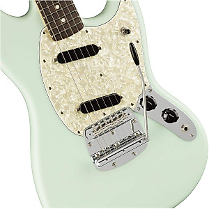 Fender American Performer Mustang - Satin Sonic Blue with Rosewood Fingerboard
