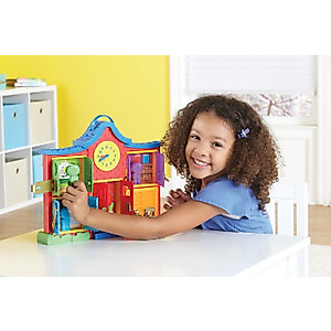 Learning Resources Latch & Learn School House, Fine Motor Toy, Develops social skills, Educational Toddler Toys, 6 Pieces, Ages 3+