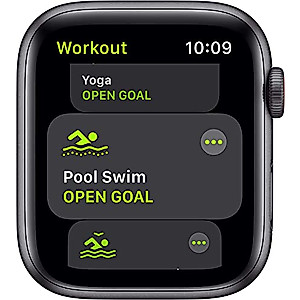 Apple Watch SE (GPS, 44mm) - Space Gray Aluminum Case with Black Sport Band (Renewed)