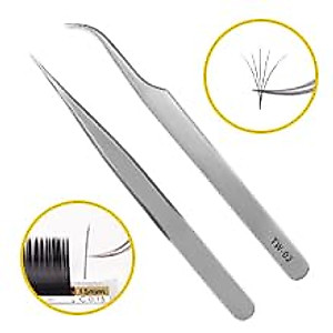 LASHVIEW Eyelash Extension Kit, with Mannequin Head Practice Exercise Set, Training Lash Extension Supplies for Beginners Include Individual Lashes Glue Tweezers and Training Lashes