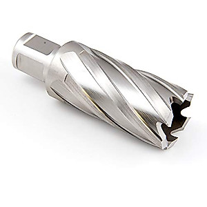 MaxTool 1-1/16"x2" Annular Cutters 27mmx51mm Magnetic Core Drills Slug Cutter HSS M2 High Speed Steel 2" Deep Weldon Shank; ANW02W2R104