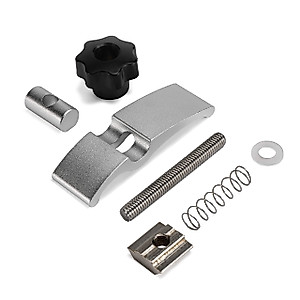 Genmitsu 2PCS T-Track Mini Hold Down Clamp Kit, CNC Router Clamp for Woodworking and Metalworking, Compatible with 3018 CNC Router Machines, 3018-PRO/ 3018-PROVer/ MX3, 2.57’’Lx 0.79’’Wx 1.97’’H