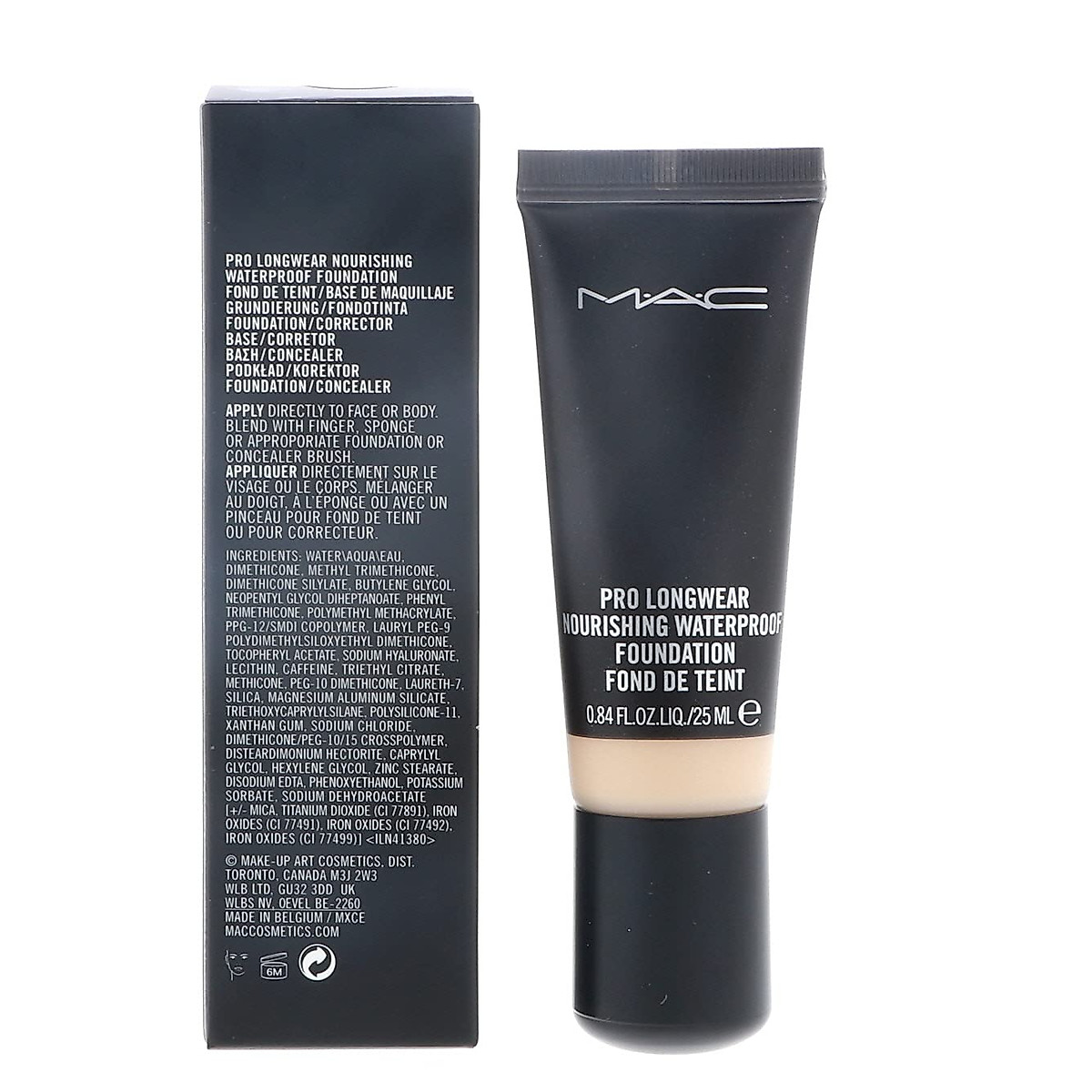 M.A.C Pro Longwear Nourishing Waterproof Foundation NC25,0.85 Fl Oz (Pack of 1)