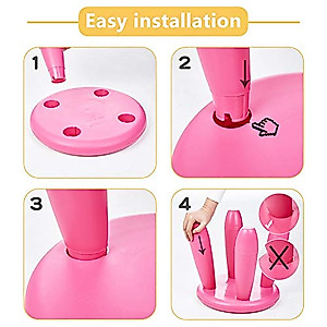 Kids Step Stool, Kindergarten Study Stools, Lightweight Footstools are Sturdy and Durable, Very Suitable for Use in The Kitchen, Bathroom and Bedroom(Light Blue)…