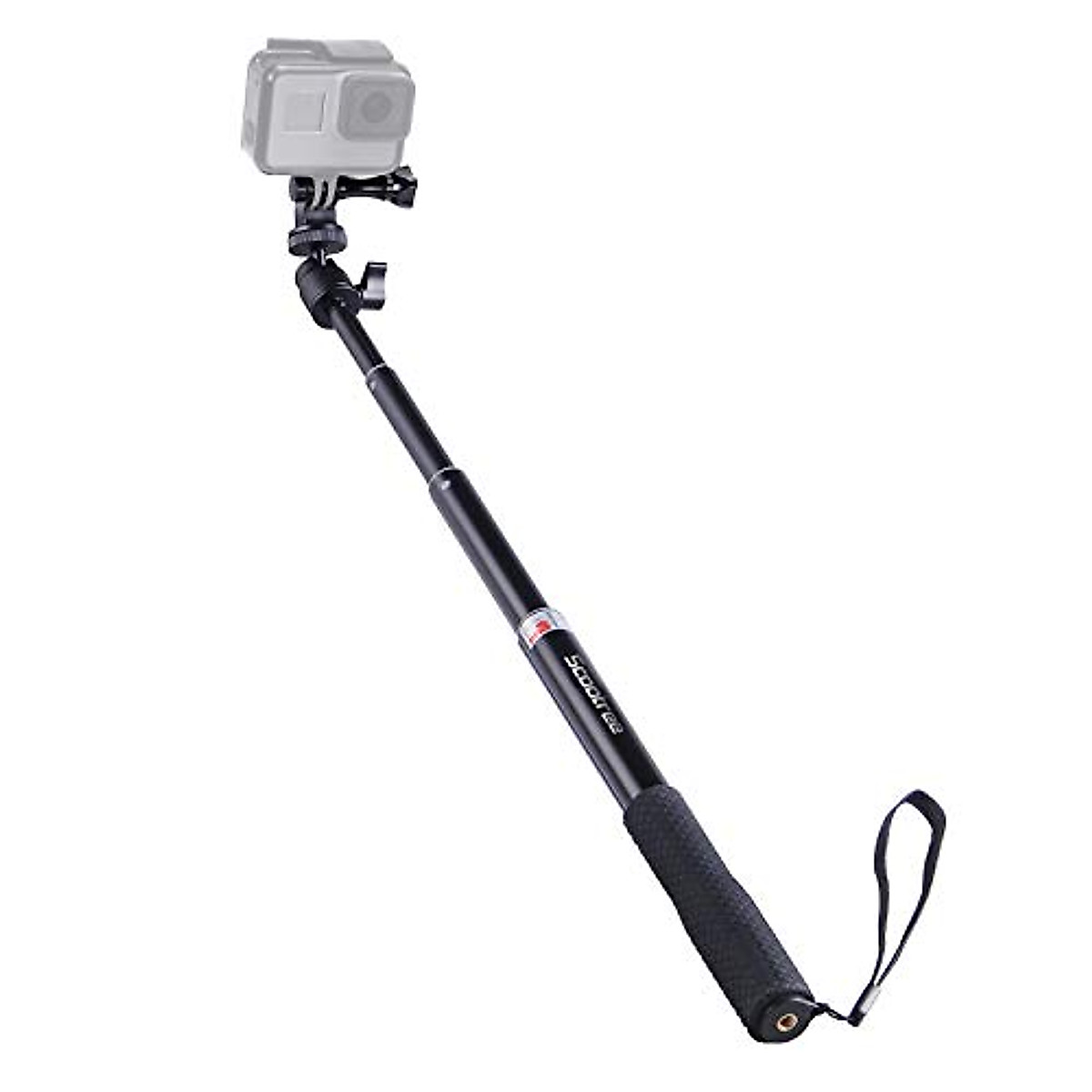 Smatree Extendable Aluminum Selfie Stick/Monopod Compatible for GoPro Hero 11/10/9/Max/8/7/6/5/4/3+/GOPRO Hero(2018)/Insta360 One/AKASO GeekPro SJCAM SJ4000 SJ5000, Action 2 Camera